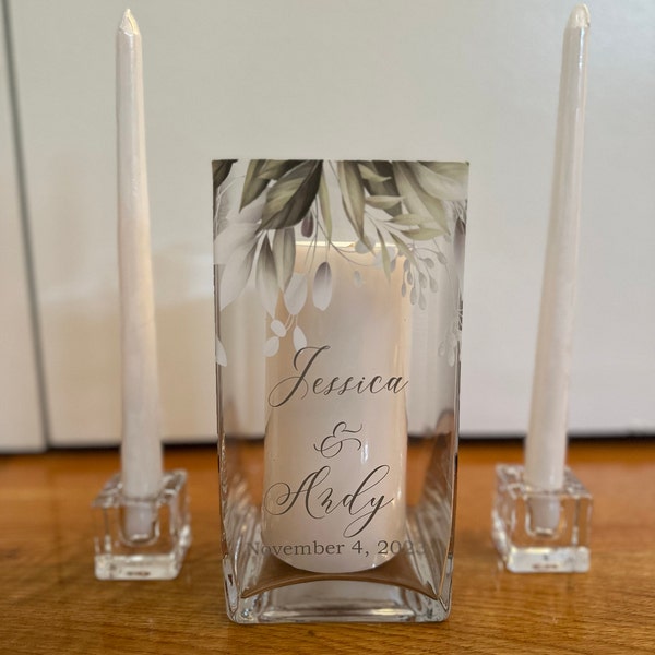 Custom Unity Set for Wedding, Unity Set Personalized, Handmade Unity ...