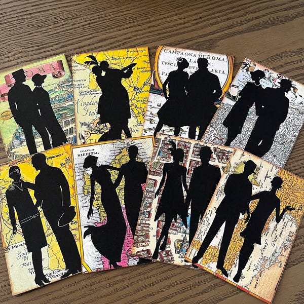 TRIPPY HIPPIE 60's Themed Journal Cards SET 2 - Kaleidoscopic - Rainbow ...