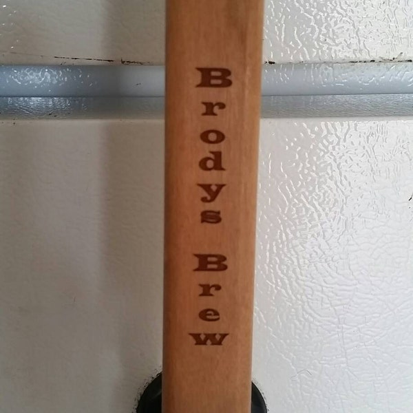 Custom Tap Handle – Personalized 6” Laser Engraved Maple, Cherry, or ...