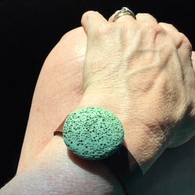 Lava Rock Essential Oil Ring - Etsy