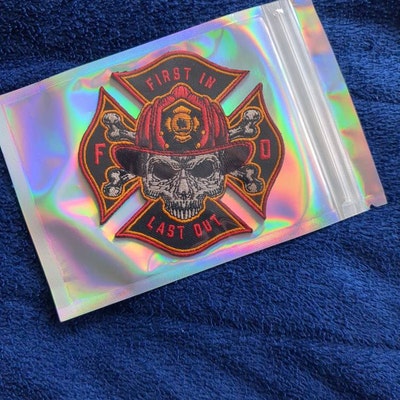 NEW Firefighter Patch, first In, Last Out, First Responder Gift Idea, 1 ...