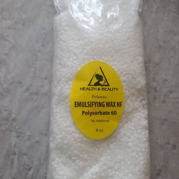 8 Oz Emulsifying Wax Nf Polysorbate 60 Pure Polawax Etsy