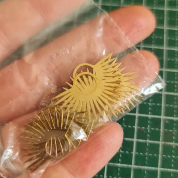 Paddle Eye Pins, 12 Raw Brass Paddle Eye Pins Customized Size (20-25-30 ...