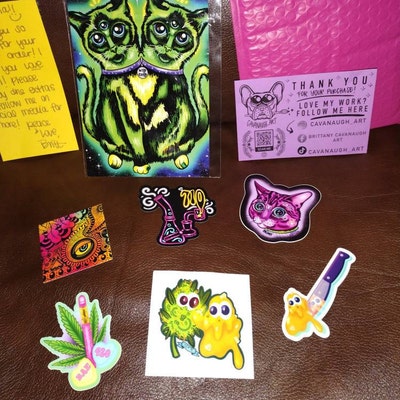 Lil Peep Cat Sticker, Pink Cat Sticker, Lil Peep Inspired Sticker ...