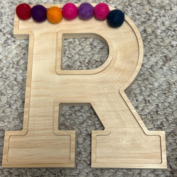 Handcrafted Wooden Letter Sign: Gallery Wall Decor - Etsy