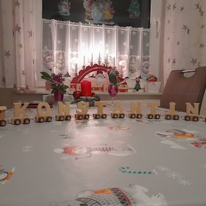 Wood Train, Signature, Letter Train New - Etsy