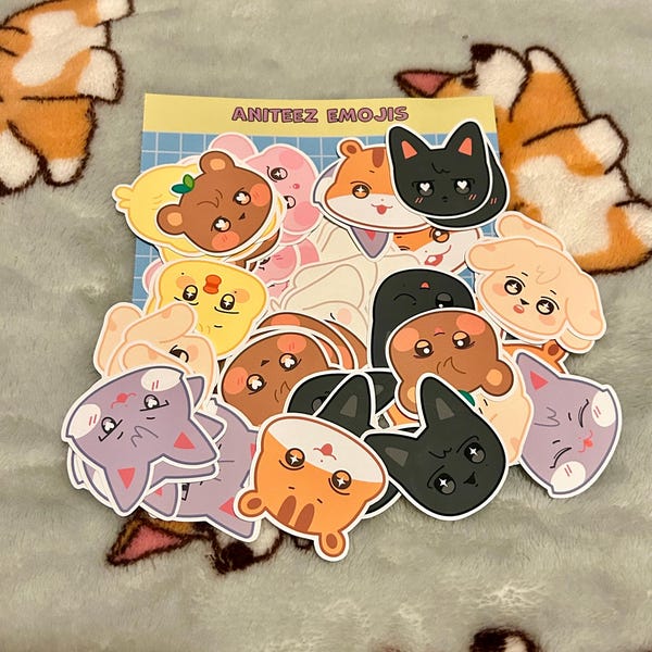 Aniteez Ddeongbyeoli Emojis SVG PNG Digital File | Ateez Seonghwa ...