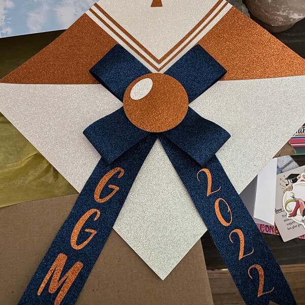 UT Austin Graduation Topper Texas Longhorn Graduation Cap Custom Made ...
