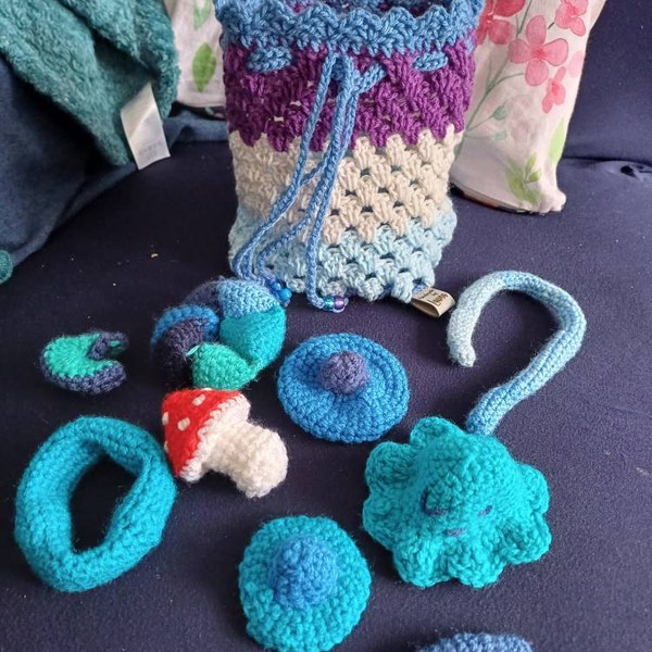 Set of 10 Crochet Fidget Toy PATTERN BUNDLE- New Updated Version. Now ...