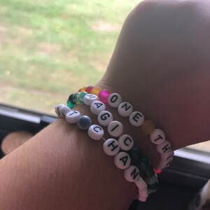 Pink One Direction Bracelet, 1D Merch, Concert Tour Accessories - Etsy