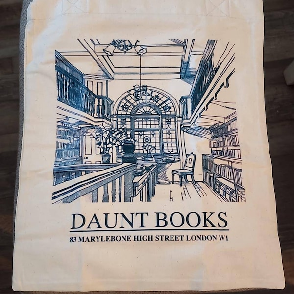 Daunt Book Tote Bag, Shakespeare Tote, Cute Canvas Bag, Gift for Her - Etsy