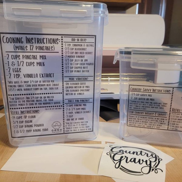 Printable Brownie Mix - PDF / SVG / JPG Craftologist Homemade Oatmeal ...