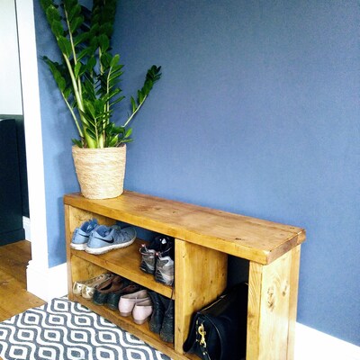 Large Shoe Bench Boot Bench Shoebench Shoerack Boot Rack Hallway ...