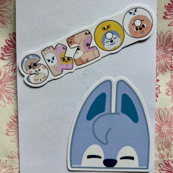 Kpop Duo Friends Sticker Sheets BT21, Aniteez, Skzoo, Zeroni - Etsy