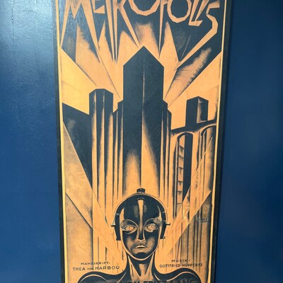 Metropolis WOODEN POSTER, Fanart High Quality Cinema Poster on WOOD for ...