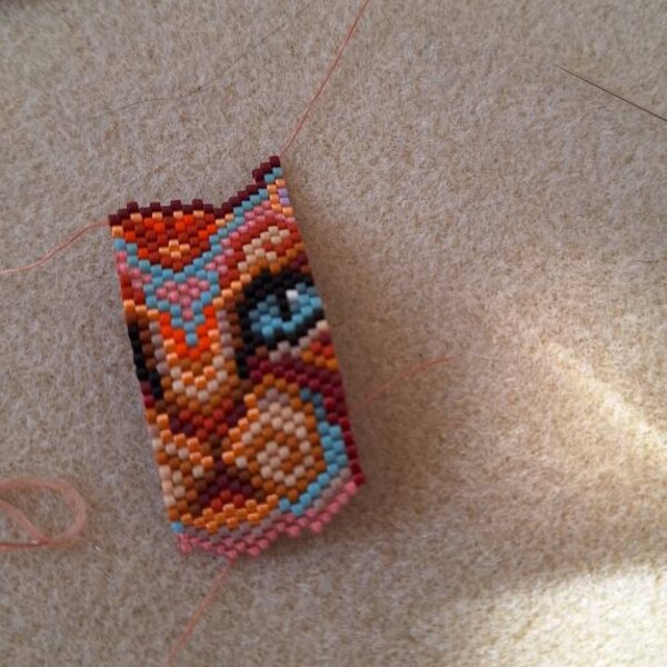 Animal Beading Patterns, Brick Stitch Wolf, Beaded Owl Earrings ...