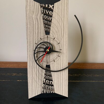 Fibonacci Desk Clock,fibonacci Clock, Montessori Clock, Wood Fibonacci ...