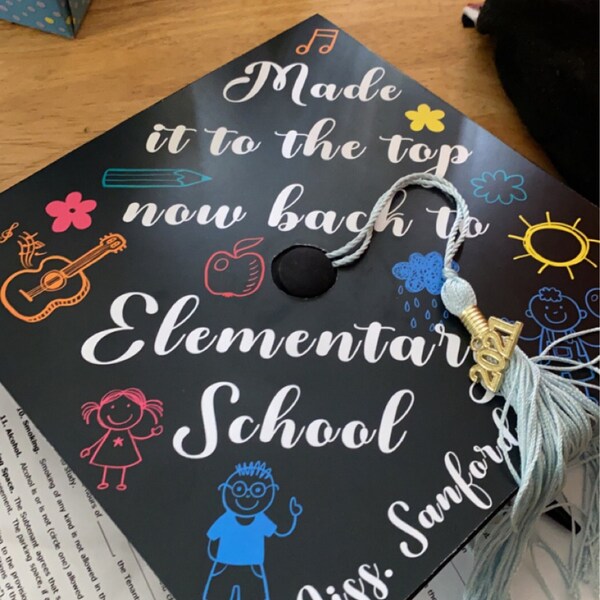 Made It to the Top, Now Back to Elementary School, Teacher, Custom Name ...