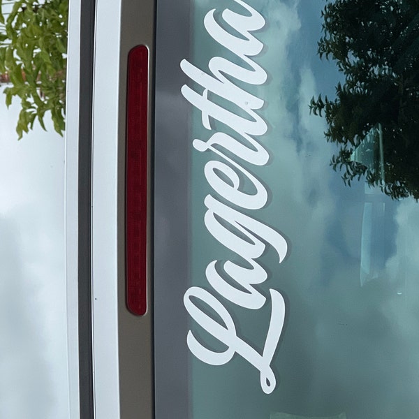 Custom Vinyl Stickers Large - Personalised Car Van Laptop Campervan ...
