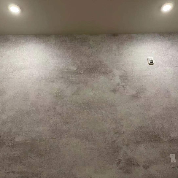 Venetian Plaster Faux Texture Wall Covering | Urban Grey | Peel and ...