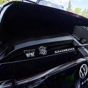VW Bus Emblem Script Vinyl Decal/sticker Bug Ghia Transporter Fastback ...