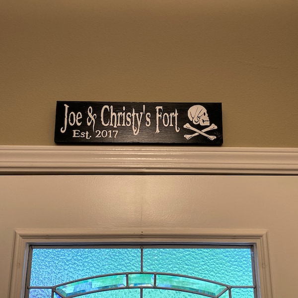 Custom Sign for Kids | Clubhouse Playhouse Fort Playroom Sign | Pirate ...