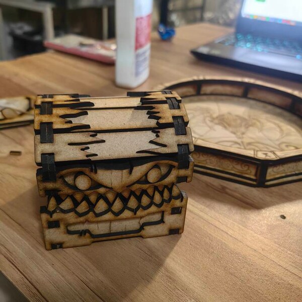 Mimic Chest Laser Cut Files: SVG, DXF, CDR (digital Product) - Etsy