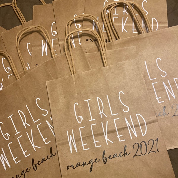 Girls Weekend Gift Bag / Girls Trip Bag / Girls Getaway / Gift Bag ...