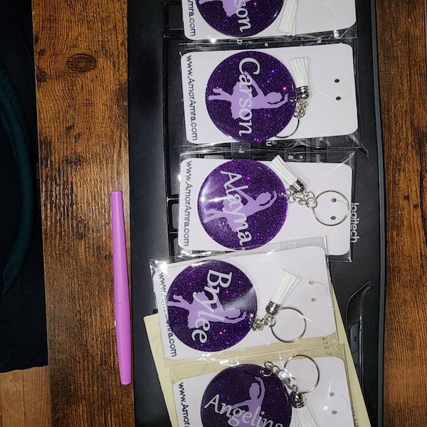 Personalized Ballet Keychains, Ballet Dancer, Ballerina Keychain ...