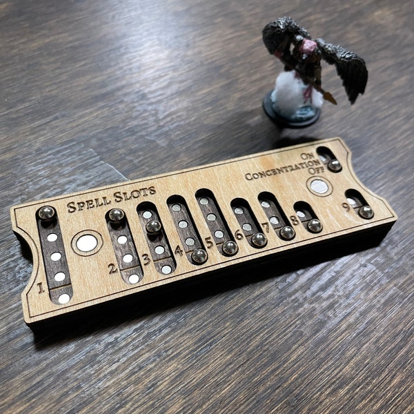Magnetic Spell Slot Tracker - Etsy
