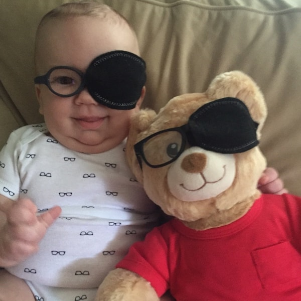 Soft, Reusable, Hand-made, Felt Eye Patch to Treat Eye Patch to Treat ...
