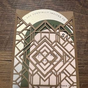 Princess Party Invitation SVG 5x7, Quinceanera Invitation Svg, Wedding ...