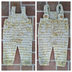 Crochet Pattern Baby Overalls Newborn to 24 Months - Etsy
