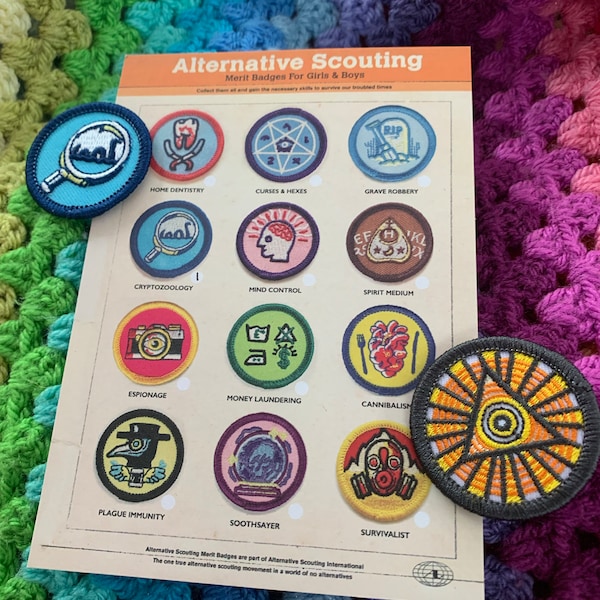 Alternative Scouting for Girls and Boys Merit Badges - SINGLE BADGES - Etsy