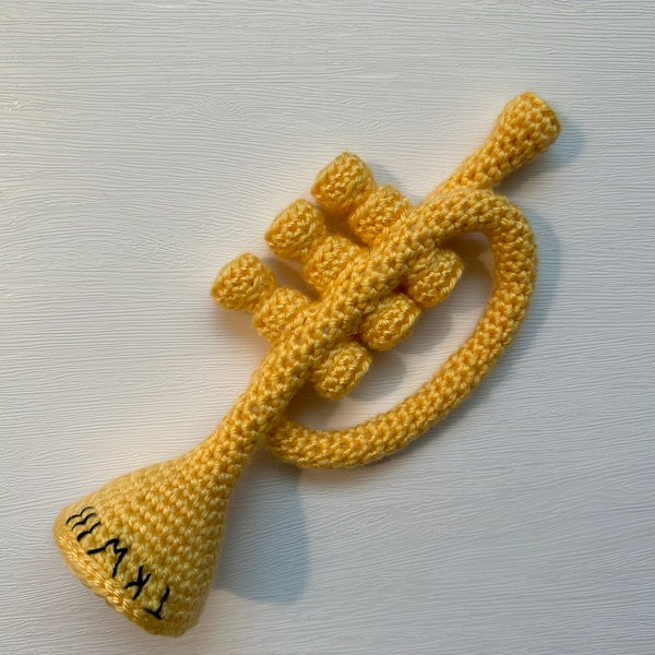 Trumpet Crochet Pattern, Amigurumi Trumpet Crochet Pattern, Trumpet ...