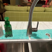 Faucet Splash Catcher / Faucet Drip Catcher / Kitchen Sink Splash ...