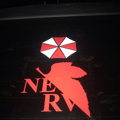 Neon Genesis Evangelion NERV Anime Vinyl Decal, Car Accessory, Laptop ...