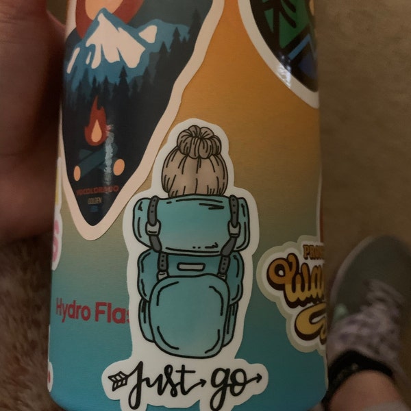 Just Go Just Go Sticker Explore Sticker Travel Stickers Seek Adventure ...