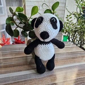 Crochet Panda Bear Toy Amigurumi Pattern, Easy Crochet Toy Pdf Pattern ...