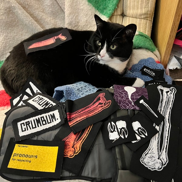 No Gods, No Masters Sew on Crusty Punk Patch. for Battle Jackets ...