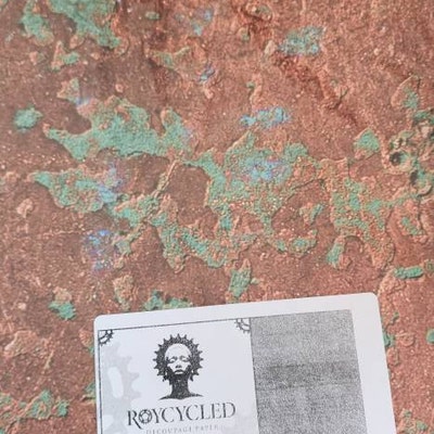 Copper Roycycled Decoupage Paper - Etsy