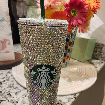 Custom Rhinestone Tumbler/personalized Tumbler/ Bling Cup/sparkling ...