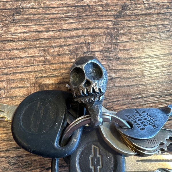 Hand Forged Fish Key Ring Ideal Gift for Fisherpeople and Lovers of the ...
