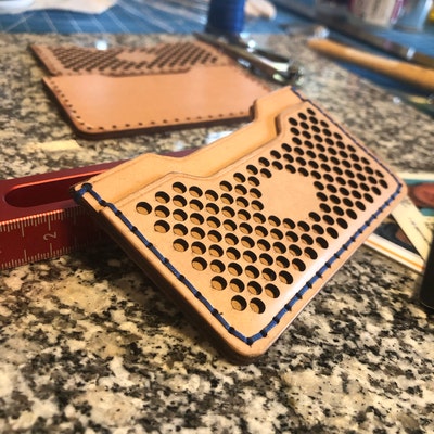 6 Pocket Minimalist Bifold Leather Wallet Laser Cut File PDF SVG Laser ...