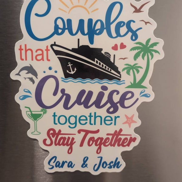 Cruise Word Art Wall Door Magnet Sign, Royal Caribbean Carnival MSC NCL ...