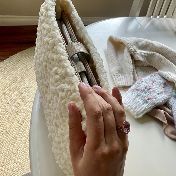 Custom Planner Pouch, Chunky Crochet Planner Accessory, Ring Planner ...