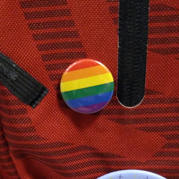 Regenbogen Button Sets, 25/38/50mm (1"/1,5"/2") mit Anstecknadel ...