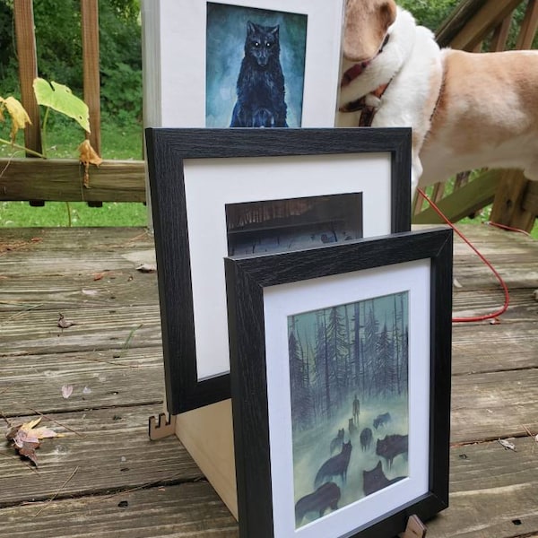 Art Prints Display Stand | Art Prints Display Rack | Multiple Prints - Etsy