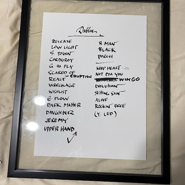 Pittsburgh | 5/16/25 | Night 1 | Setlist | Print | Custom ...