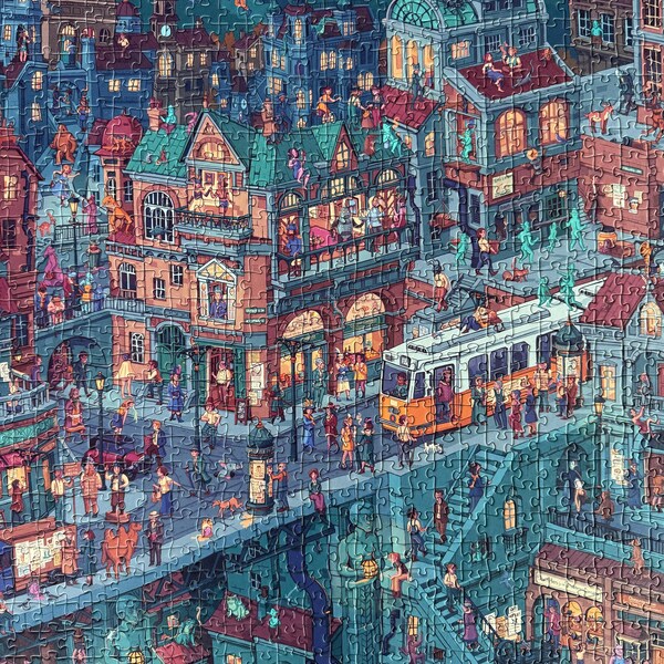 The Sinister Citadel - 1000 Piece Jigsaw Puzzle - Etsy